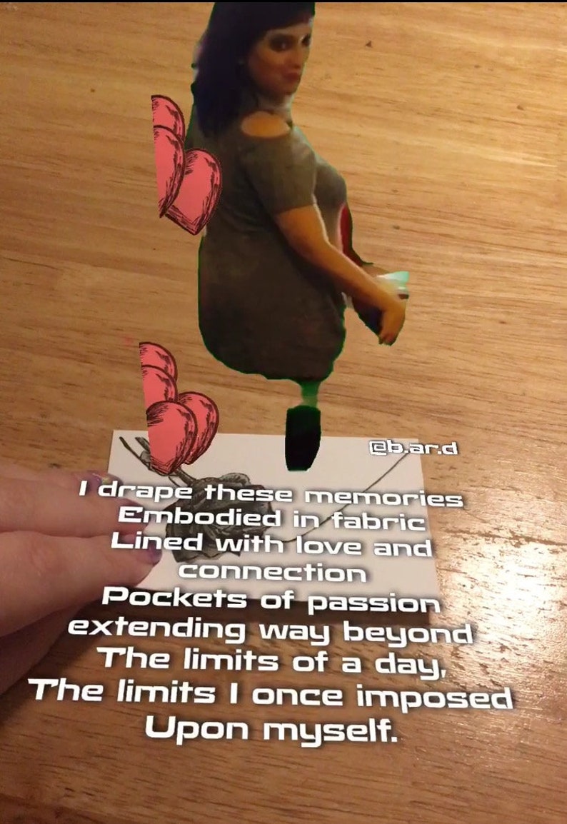 Valentine's Day Interactive Augmented Reality Poetry Card - Etsy