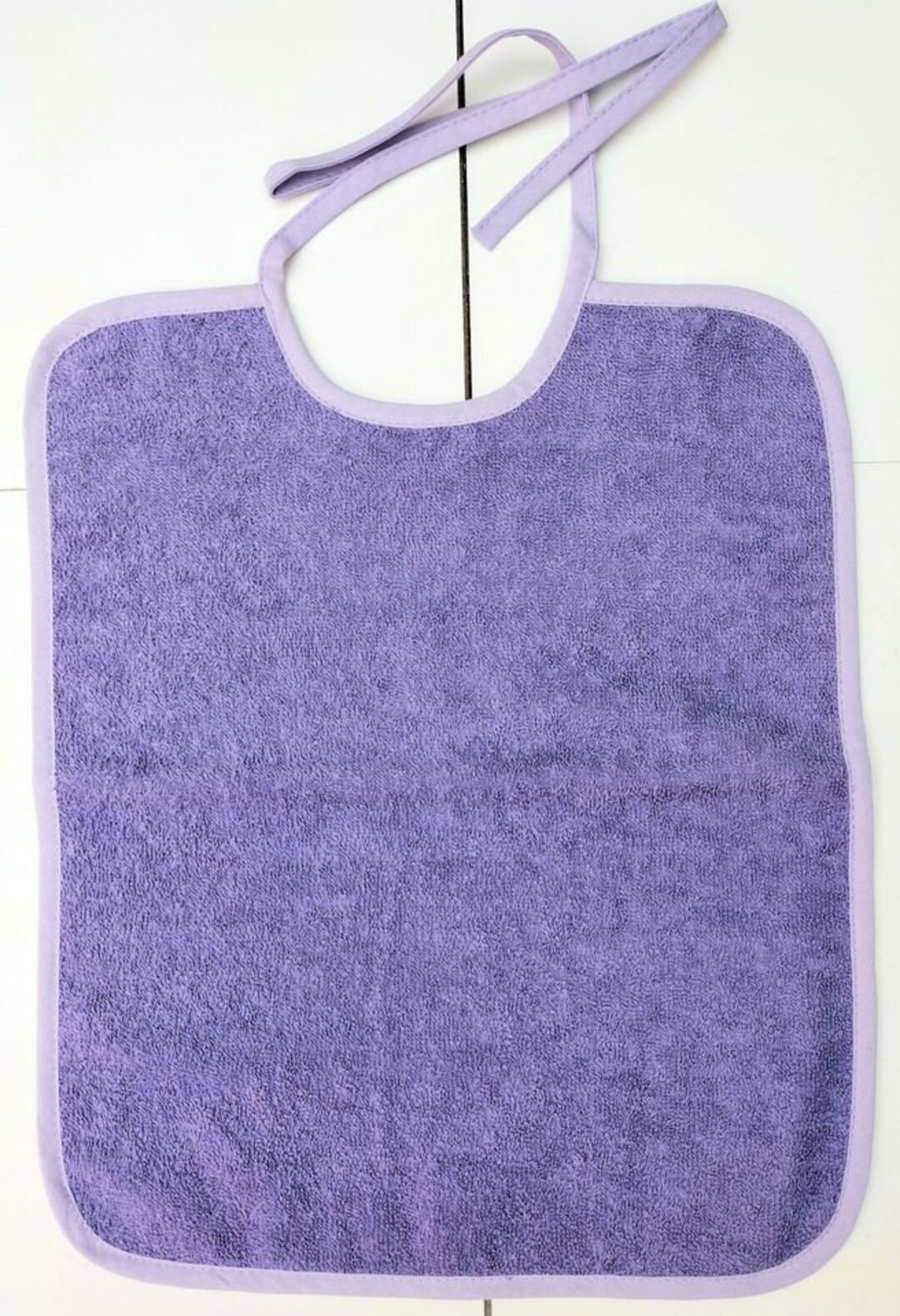 Giant Bib Light Purple With Embroidery New Gift Birth Baptism - Etsy