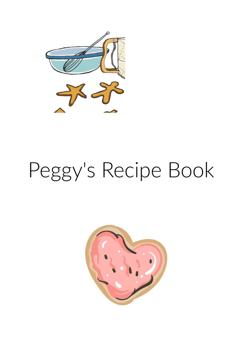 Recipe Book - Etsy
