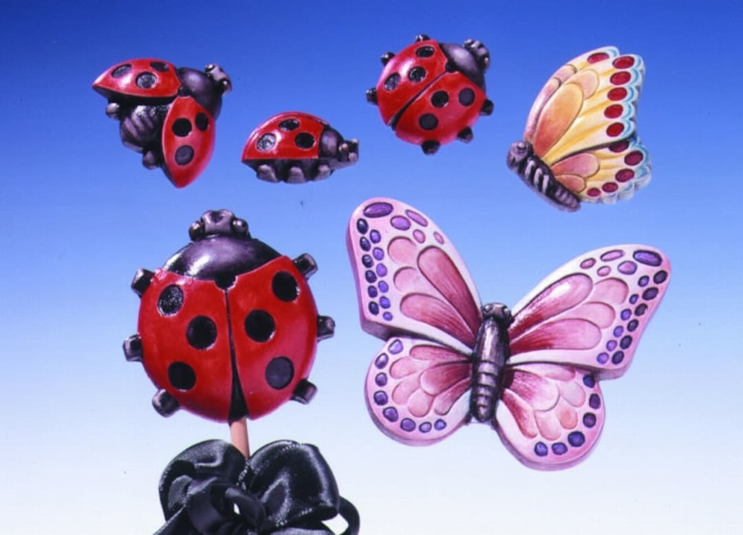 Ladybug and Butterfly Mold Heat Resistant PVC Foil Molds - Etsy