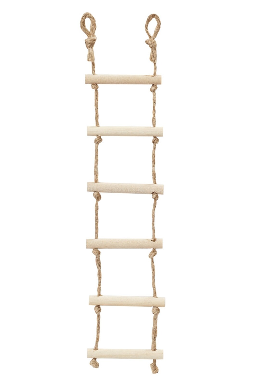 Rope Ladder Made of Wood, Miniature as Secret Santa Door Decoration for ...
