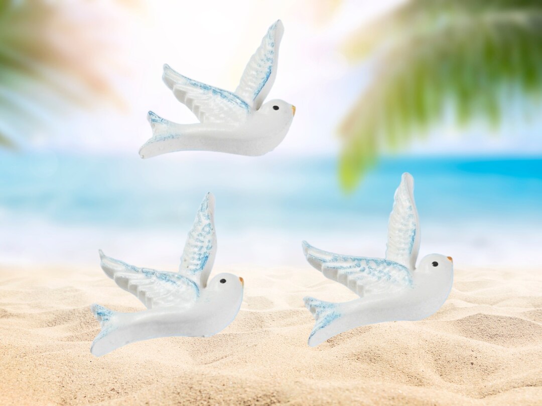 Miniature Seagull , Maritime Decoration , Mini Decoration Figure ...