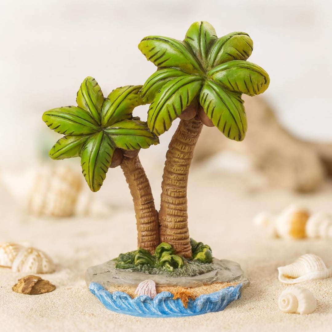 Miniature Palm Tree | Maritime Decoration 7,5cm | Mini Decorative ...