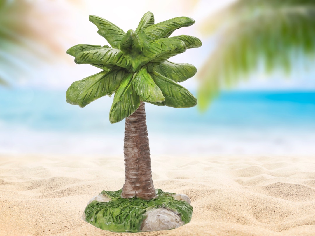 Miniature Palm Tree Maritime Decoration Mini Decoration - Etsy