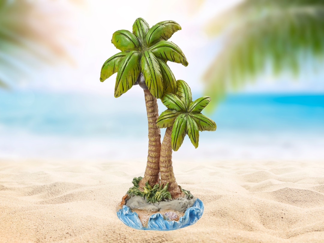 Miniature Palm Tree , Maritime Decoration , Mini Decoration Figure Palm ...