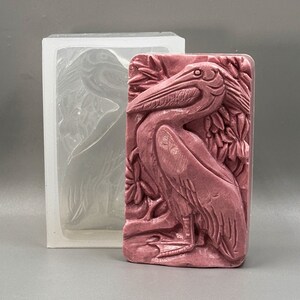 PELICAN SOAP SILICONE Mold Bar Mould 5,5oz Resin Plaster Chocolate Wax ...