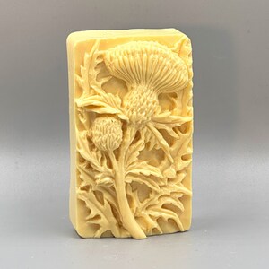 THISTLE SILICONE MOLD for Soap Making and Other Crafts, Flexible Sturdy ...