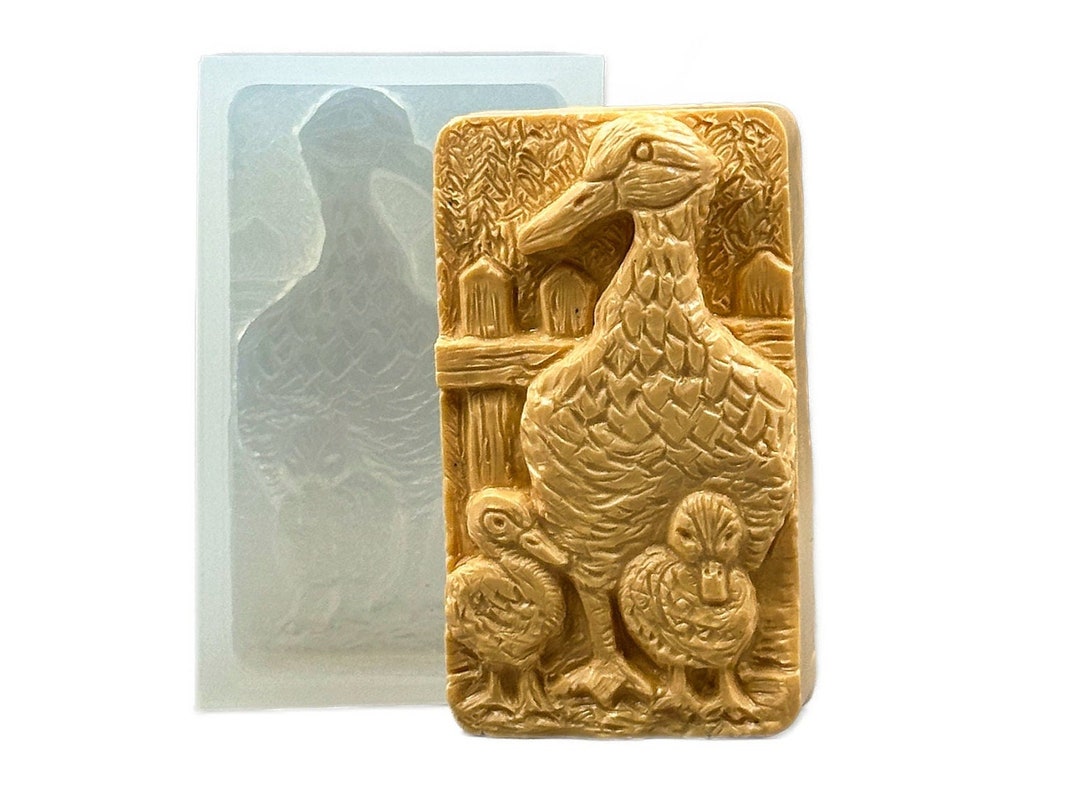 Goose Silicone Mold: Handmade Soap, Resin, Chocolate, Wax - Etsy