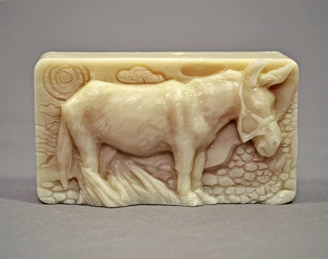 DONKEY SOAP SILICONE Mold Bar Plaster Clay Wax Resin Monster 5oz Mule ...