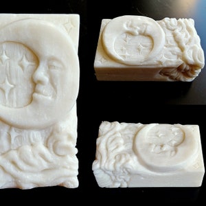 CELESTIAL MAN SOAP Silicone Mold Bar Mould 5,5oz Resin Plaster ...