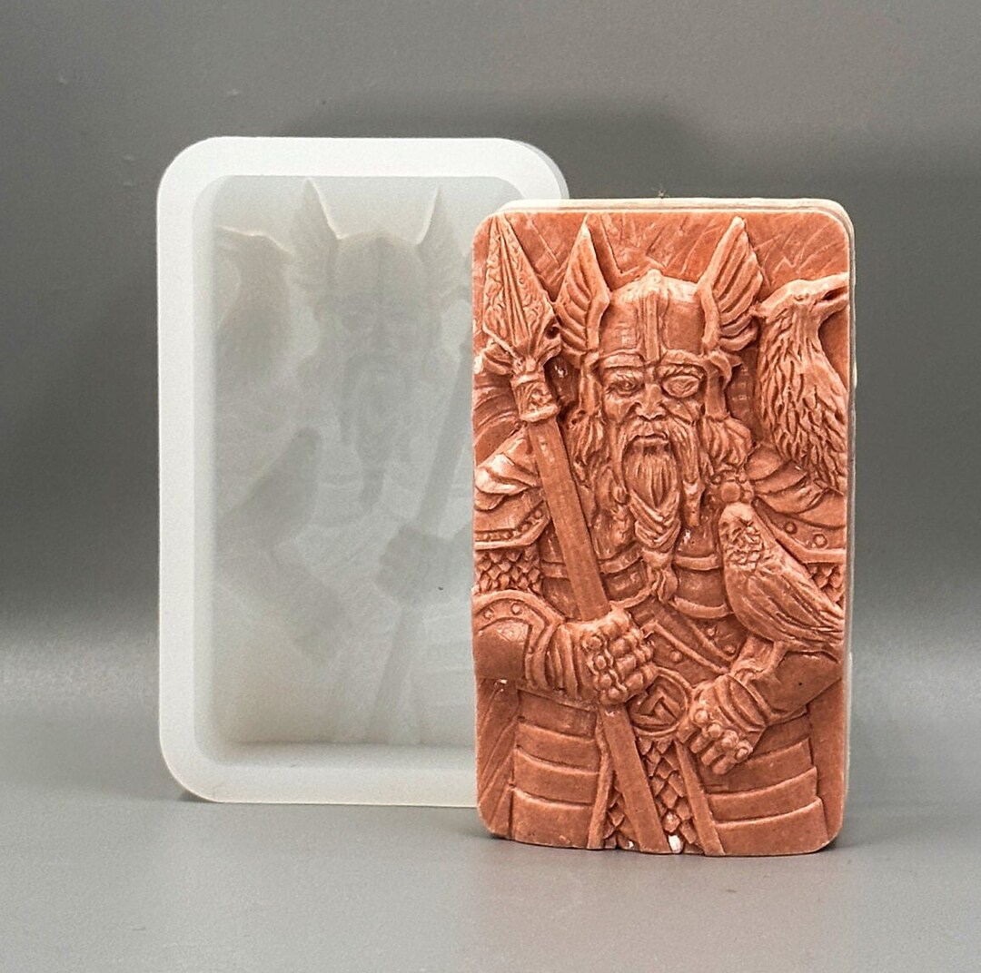 VIKING SILICONE MOLD for Soap Making and Other Crafts Flexible Durable ...