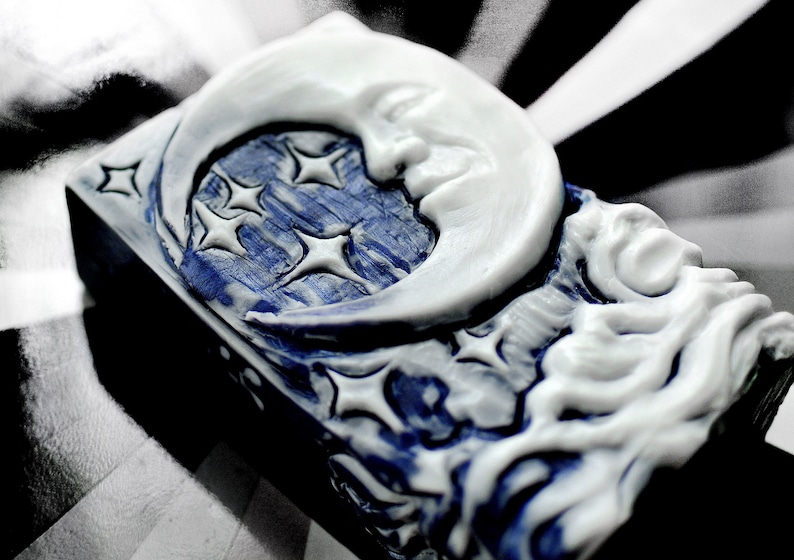 Celestial Moon Soap Silicone Mold: Resin, Plaster, Chocolate - Etsy