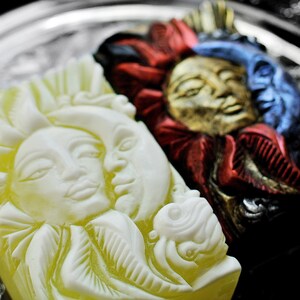 MOON SUN SILICONE Mold for Soap Making, Candle, Chocolate, Baking ...