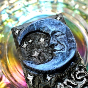 CELESTIAL MAN SOAP Silicone Mold Bar Mould 5,5oz Resin Plaster ...