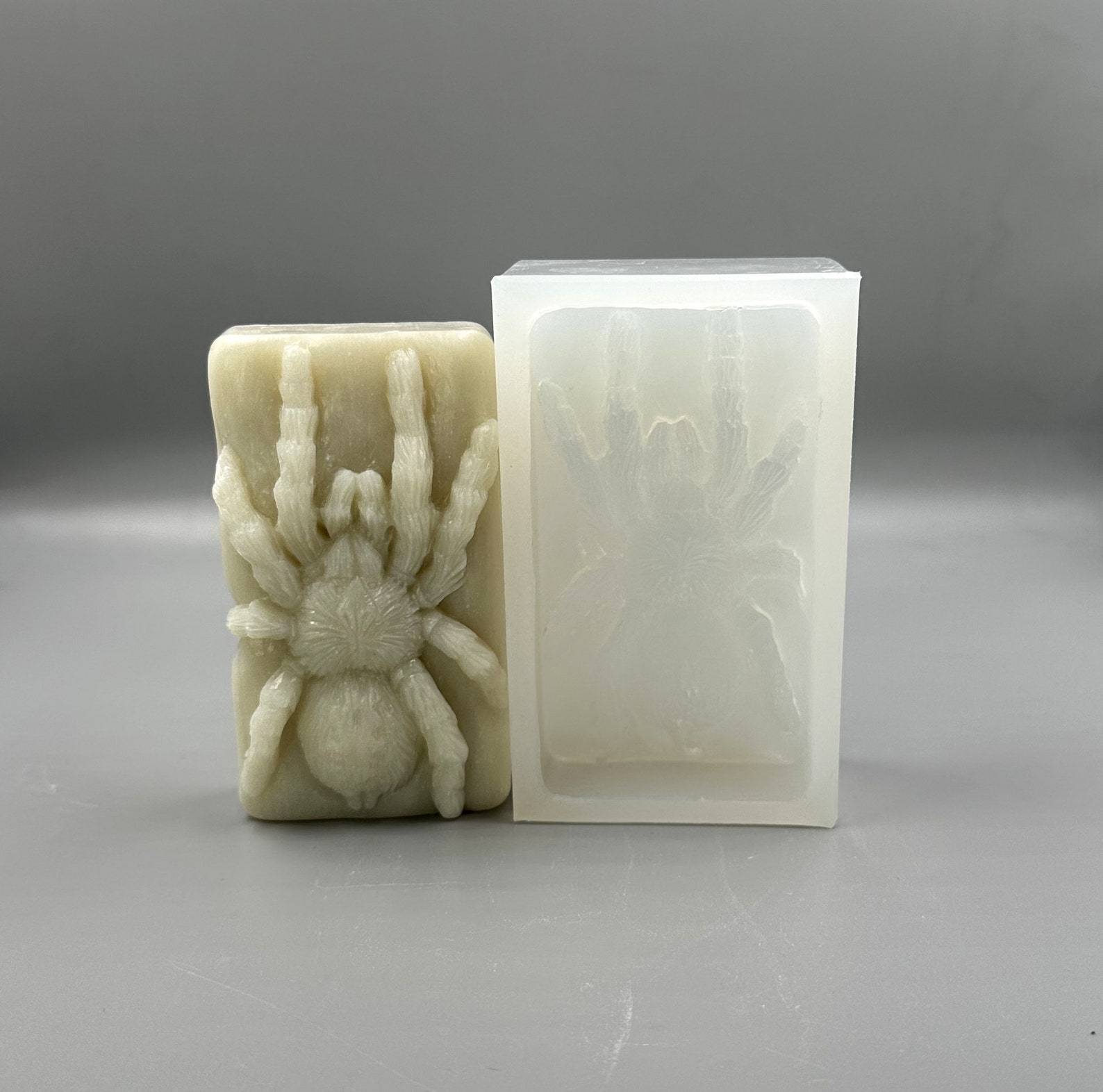 SPIDER SILICONE MOLD for Soap Making Resin Wax Candle Polymer Clay ...