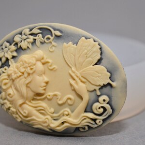 LADY SILICONE MOLD Cameo Cupcake Chocolate Resin Fimo Polymer Clay ...