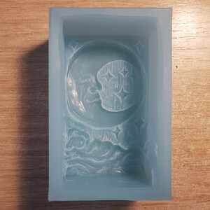 CELESTIAL MAN SOAP Silicone Mold Bar Mould 5,5oz Resin Plaster ...