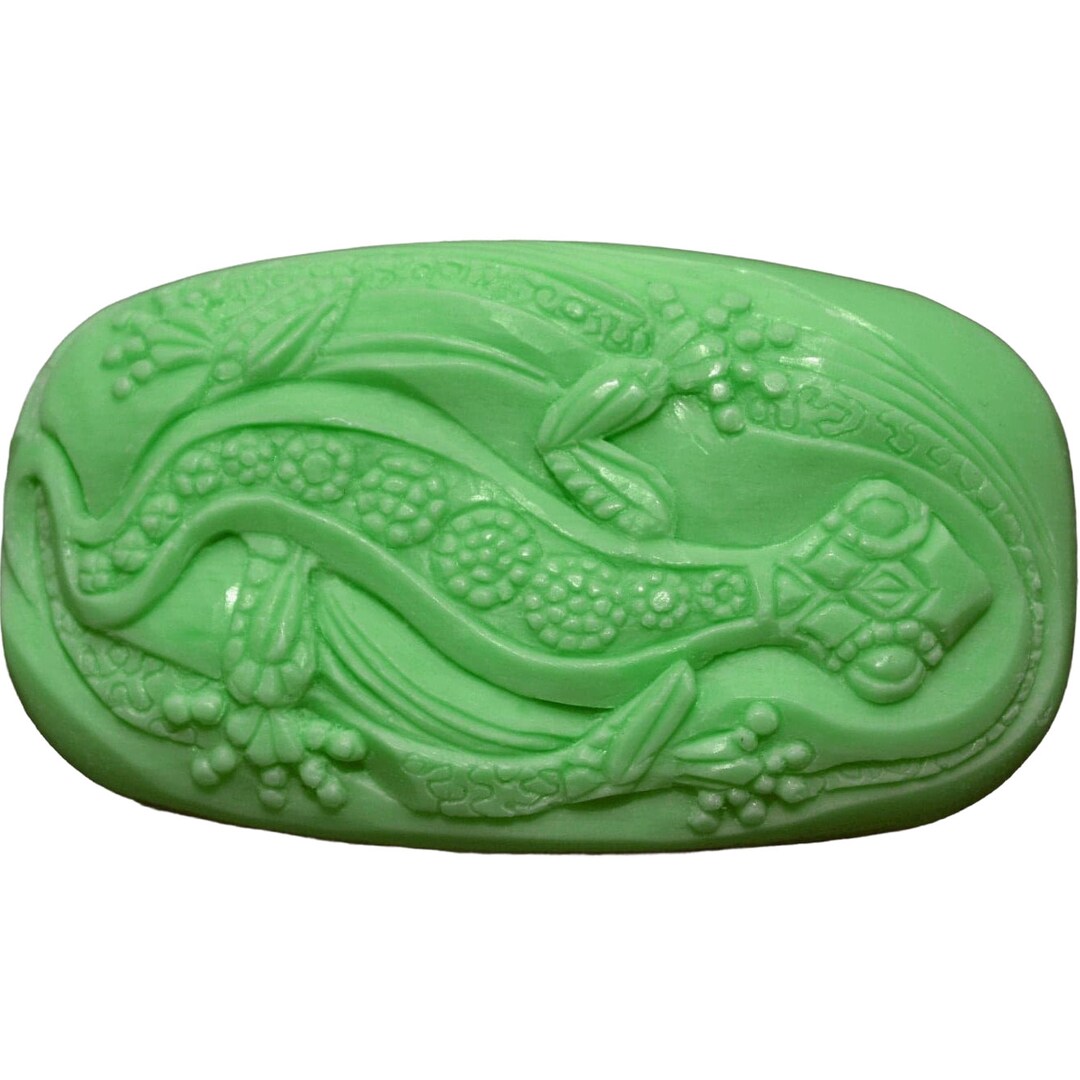SILICONE LIZARD MOLD Soap Bar Mould - Etsy