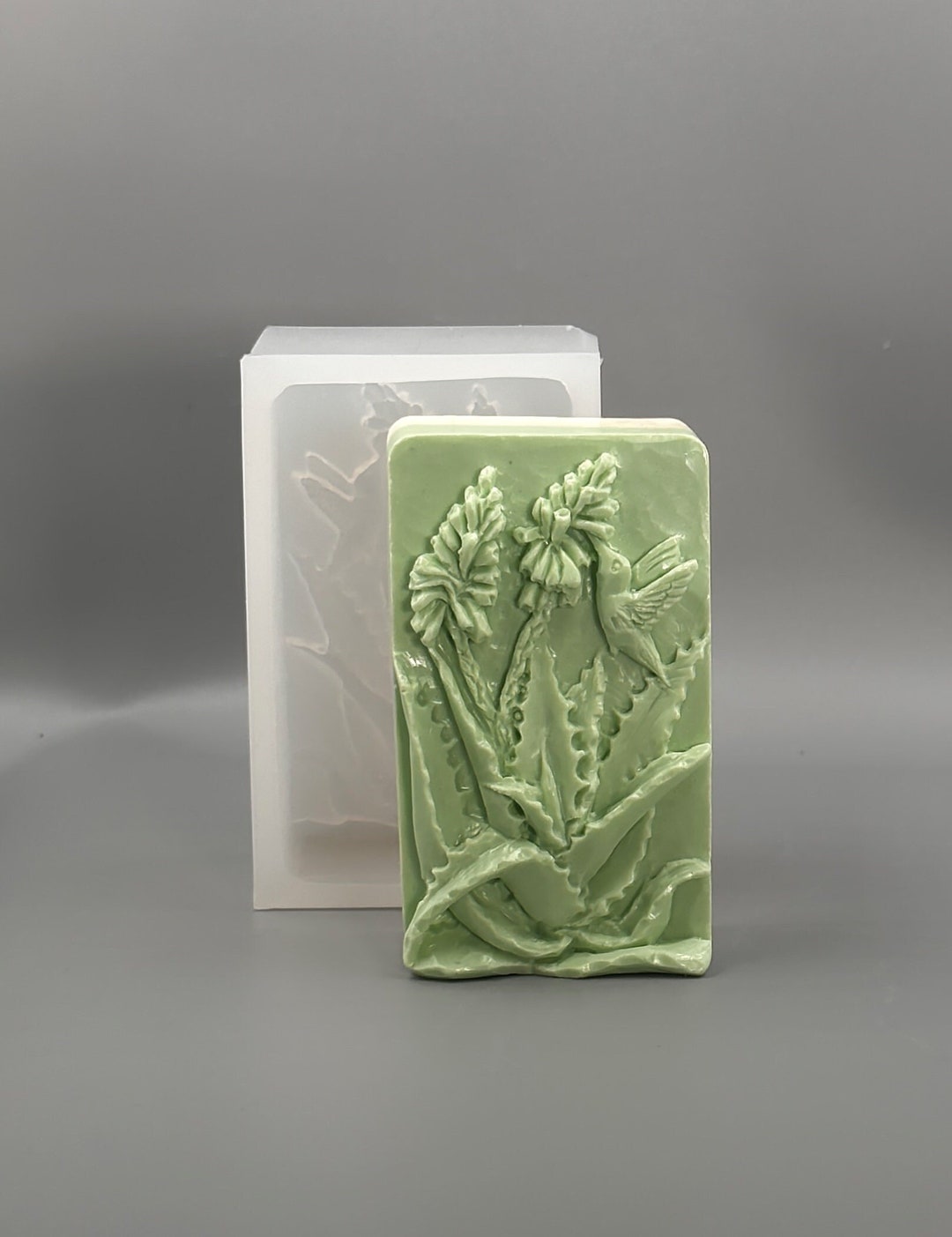 ALOE VERA MOLD Silicone for Soap Making and Other Crafts, Flexible ...