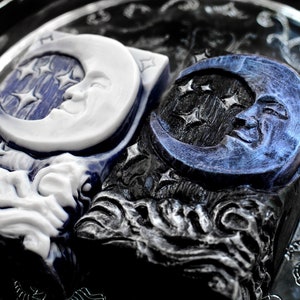 CELESTIAL MAN SOAP Silicone Mold Bar Mould 5,5oz Resin Plaster ...