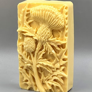THISTLE SILICONE MOLD for Soap Making and Other Crafts, Flexible Sturdy ...