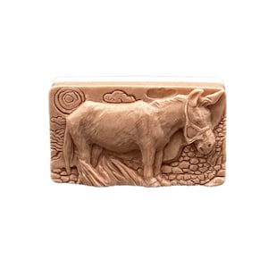 DONKEY SOAP SILICONE Mold Bar Plaster Clay Wax Resin Monster 5oz Mule ...