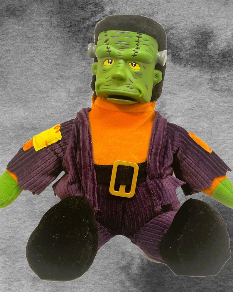 MTY International Halloween Frankenstein Doll Animated & Sings Monster ...