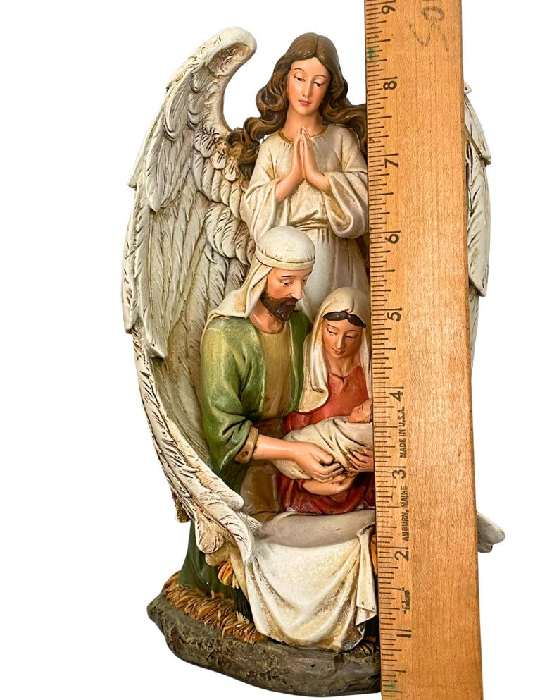 Napco Macy’s Guardian Angel Holy Family Nativity Figurine 10"h W/box ...