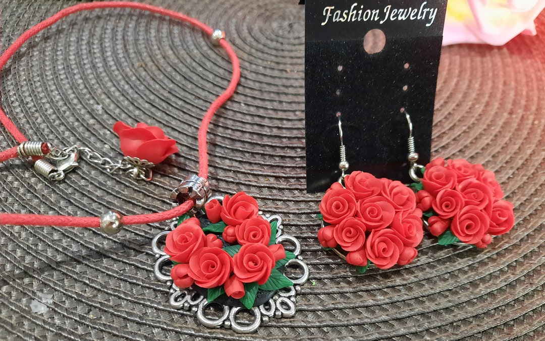 Jewelry Set Necklace and Earrings Set Choker Jewelry Set Gift for Her ...