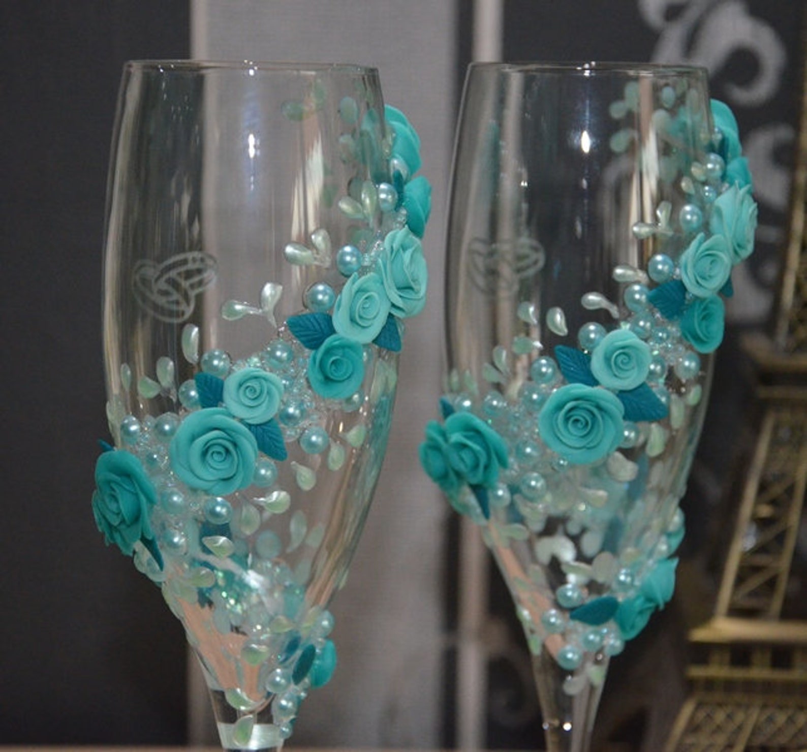 Beautiful Glasses for Wedding or Decoration Wedding Glasses Champagne ...