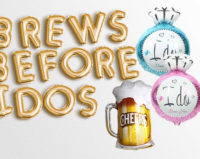 Brews Before I Do's Brewery Beer Themed Bachelorette Party Cursive ...