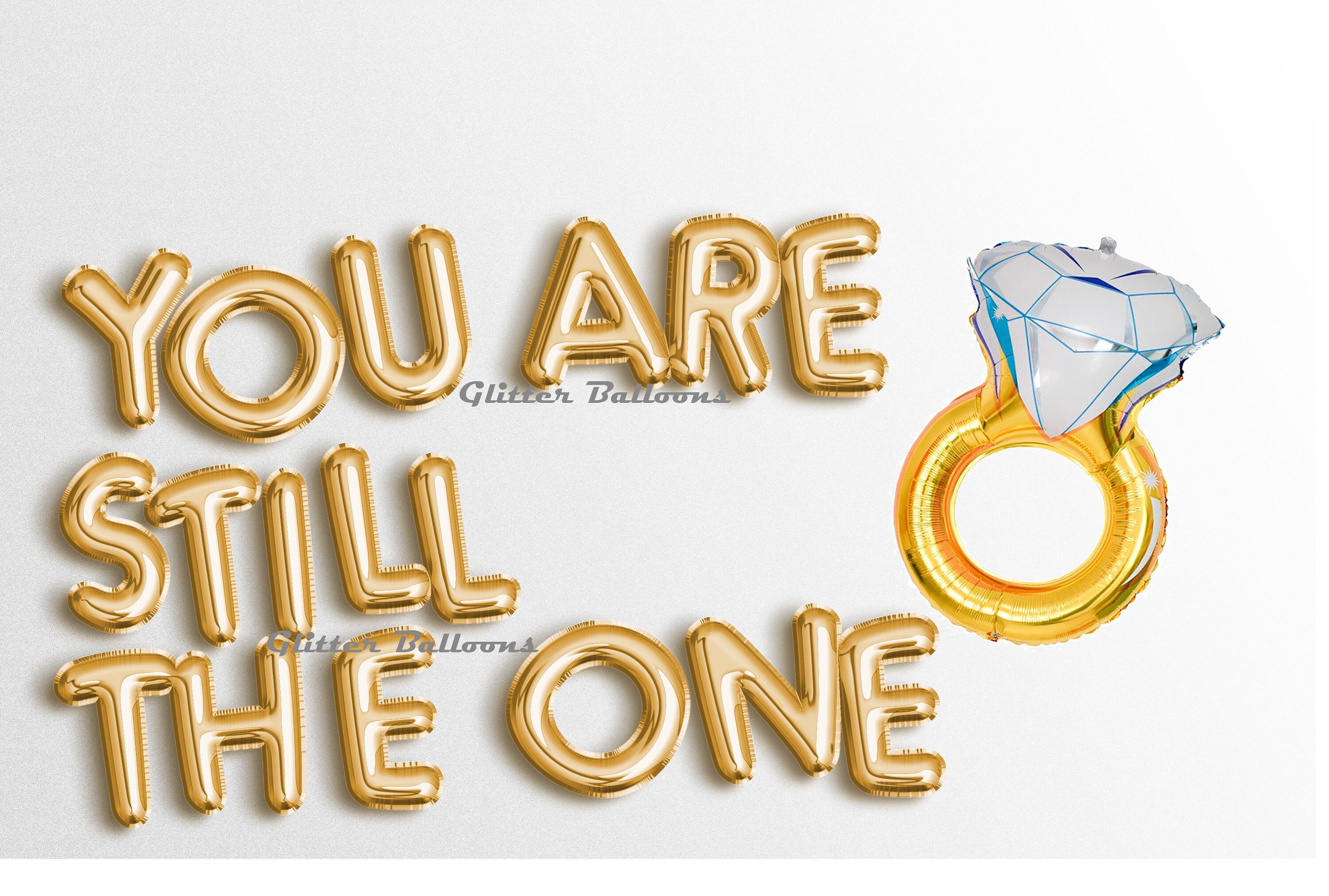 YOU ARE STILL The One Banner Wedding Letter Balloons | Etsy