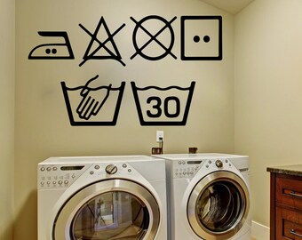 Washing symbols | Etsy