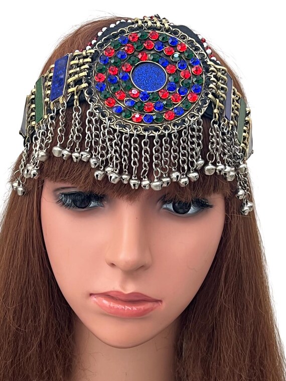 Maatha Patti Kuchi Pashtun Large Headdress , Afghani… - Gem