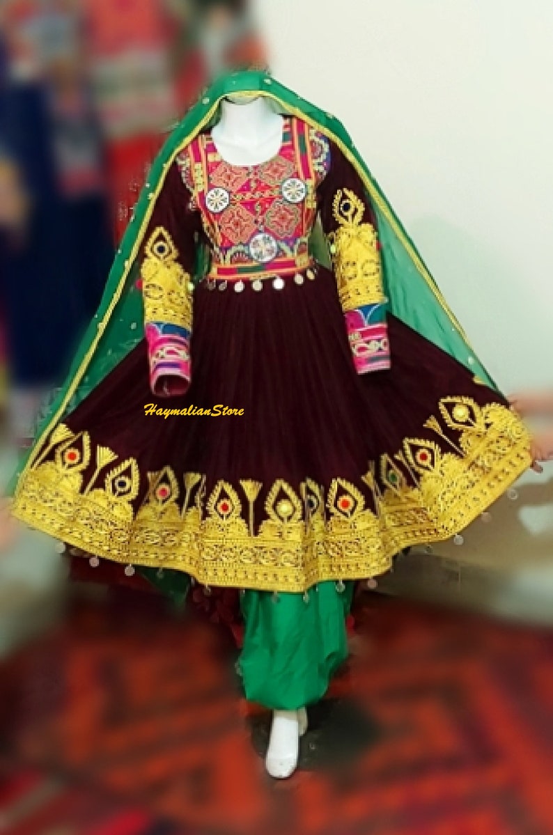 Afghan Kuchi Tribe Handmade Multi Color Silver/golden - Etsy