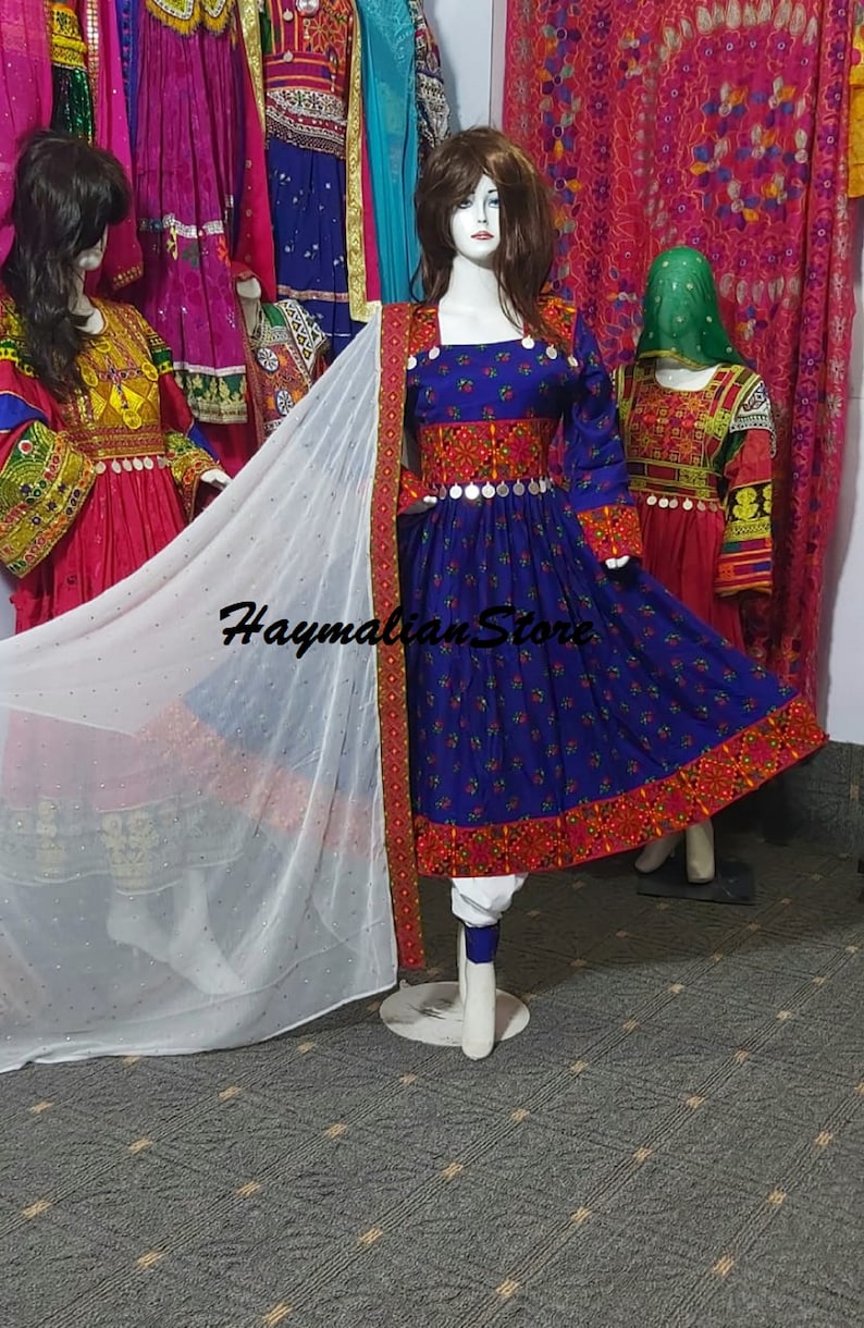 Afghan Kuchi Tribe Handmade Multi Color Silver/golden - Etsy