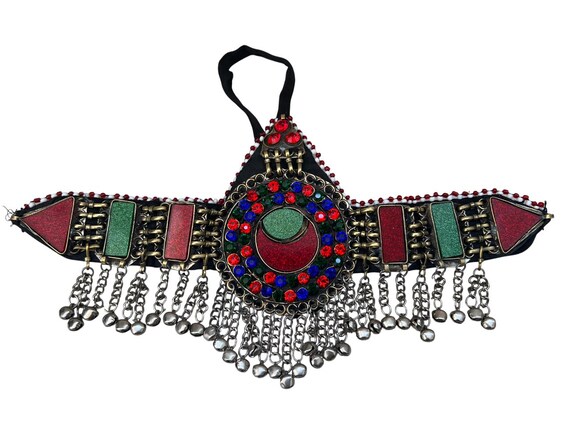 Maatha Patti Kuchi Pashtun Large Headdress , Afghani… - Gem