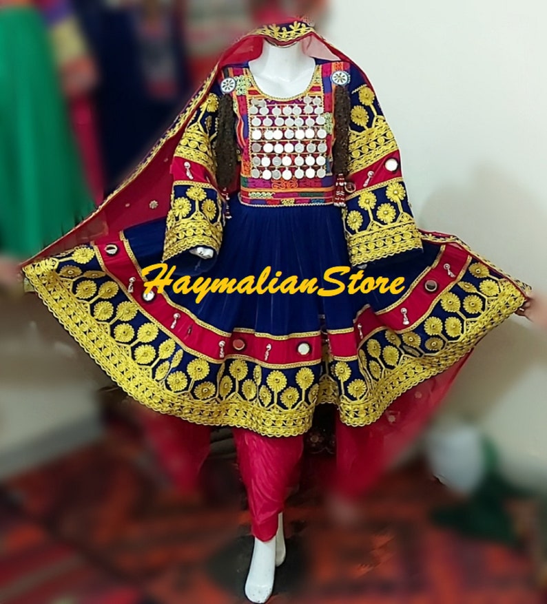 Afghan Kuchi Tribe Handmade Multi Color Silver/golden - Etsy