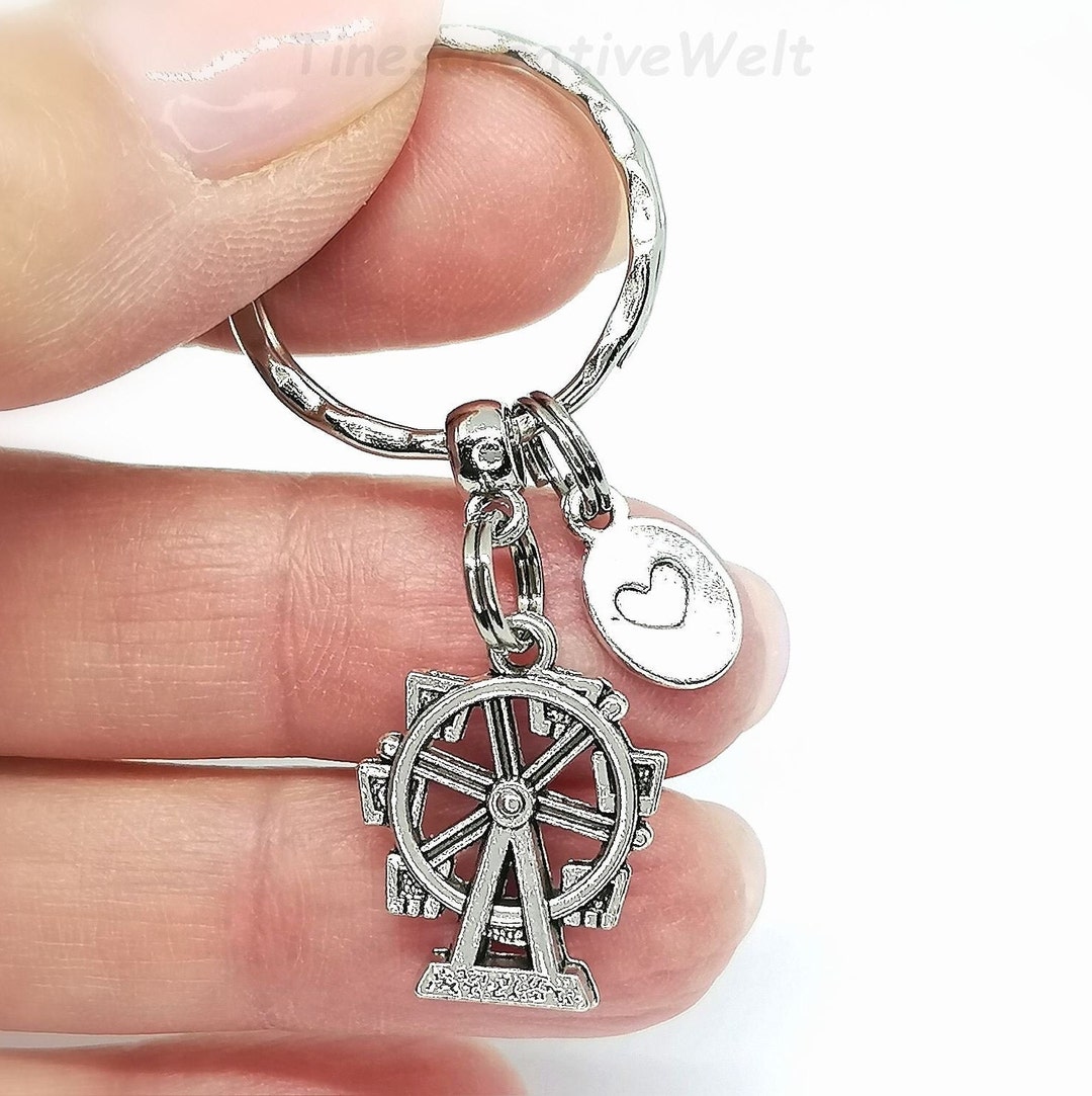 Ferris Wheel, Heart, Keychain, Gift - Etsy