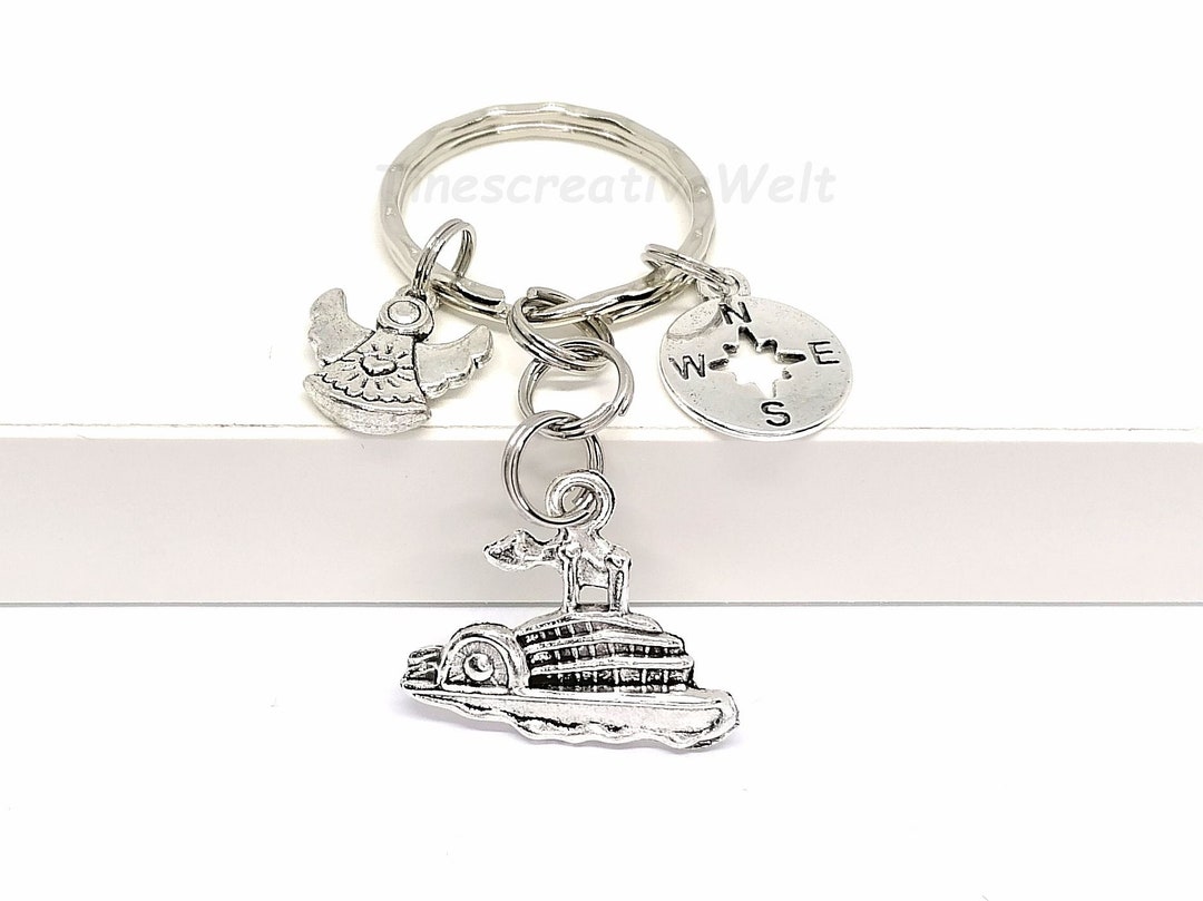 Ship, Compass, Key Ring, Cruise, Cruise Ship, Lucky Charm, Choice of ...