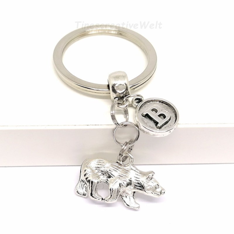 Bear Keychain - Etsy
