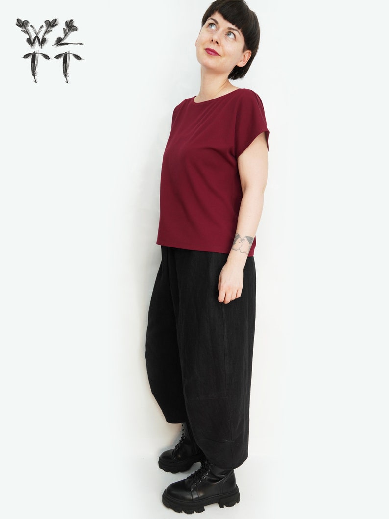 Leinenhose MOLIC Ballonhose Bollerhose weite Hose Leinen | Etsy