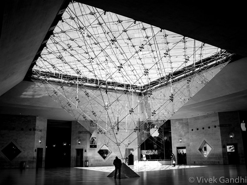 La Pyramide Inversée Louvre Paris Architektur Fotografie - Etsy.de