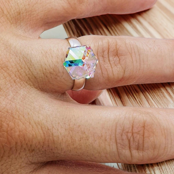 Swarovski Ring - Etsy