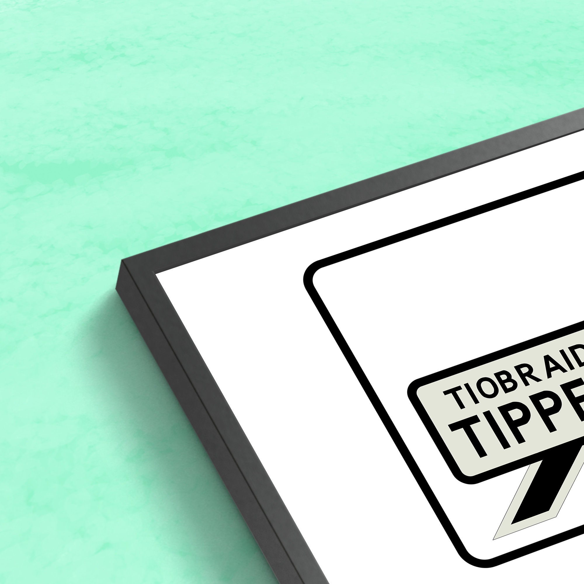 Tipperary 1960s Road Sign Print - Etsy