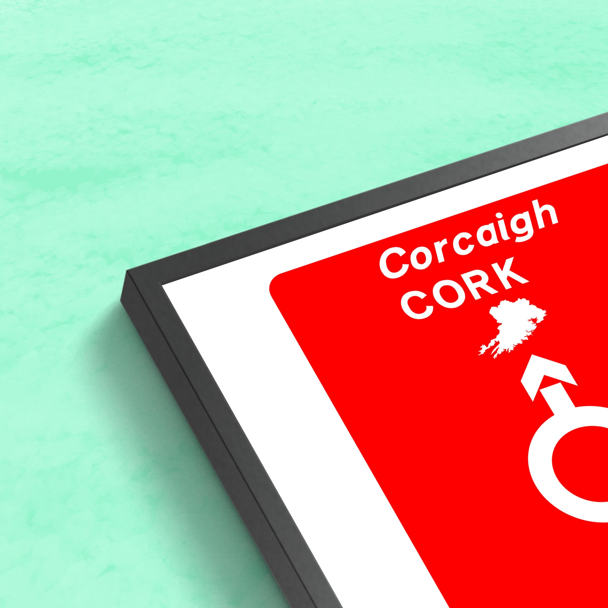 Cork / Not Cork Road Sign Print - Etsy