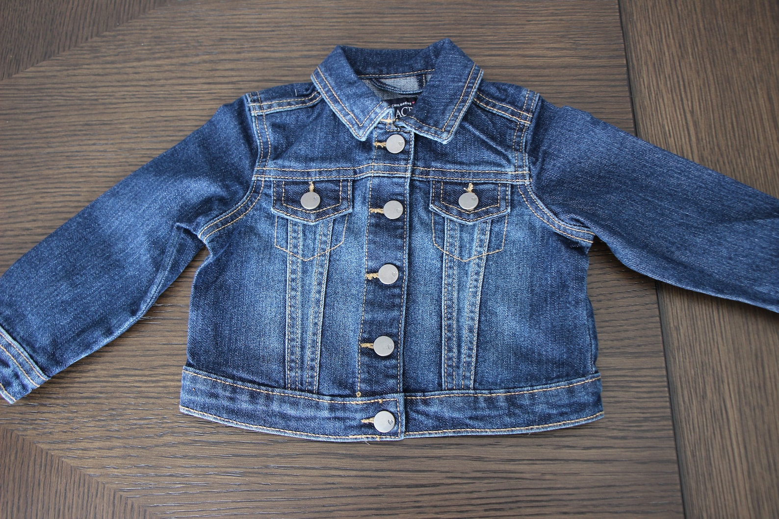 Cinnamon Roll Kids Toddler Hand Painted Denim Jean Jacket - Etsy