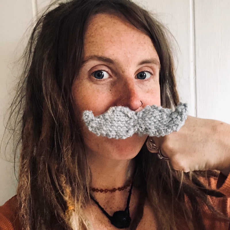 Mustache Septum Ring - Etsy