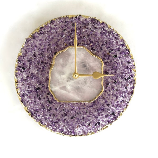 Purple Clock - Etsy