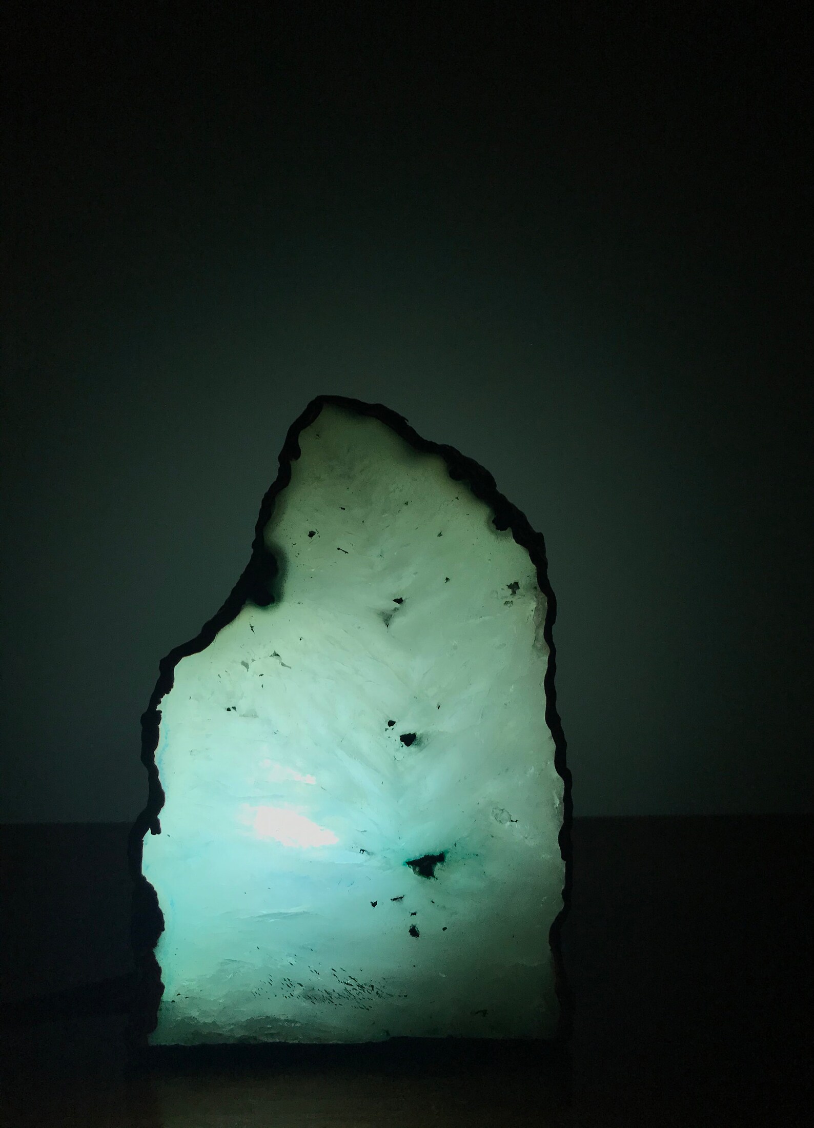 Aqua Agate/gemstone/lamp/desk/night Light - Etsy